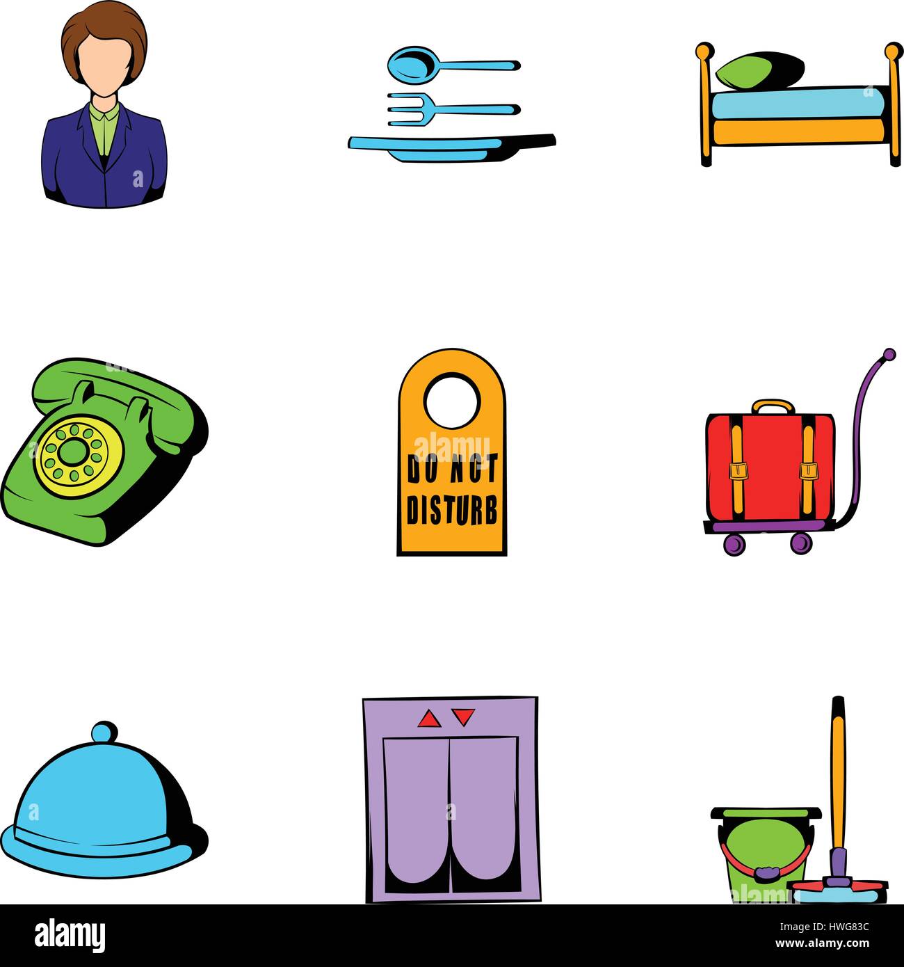 Cartoon inn hi-res stock photography and images - Alamy