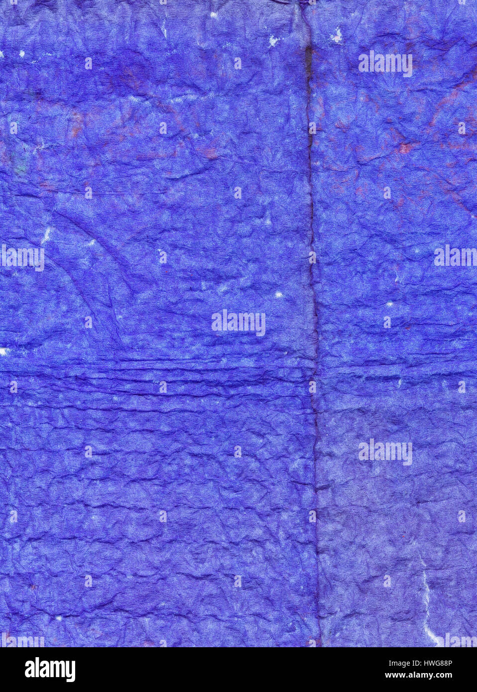 Blue crumpled paper Stock Photo - Alamy