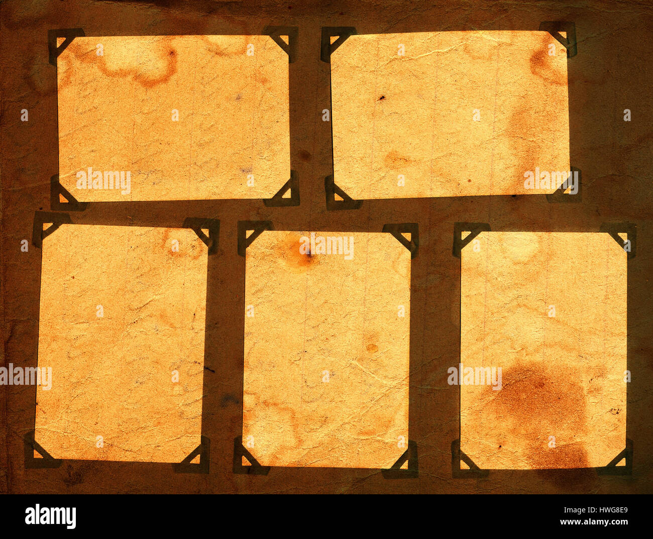 Old grunge empty page from album Stock Photo - Alamy