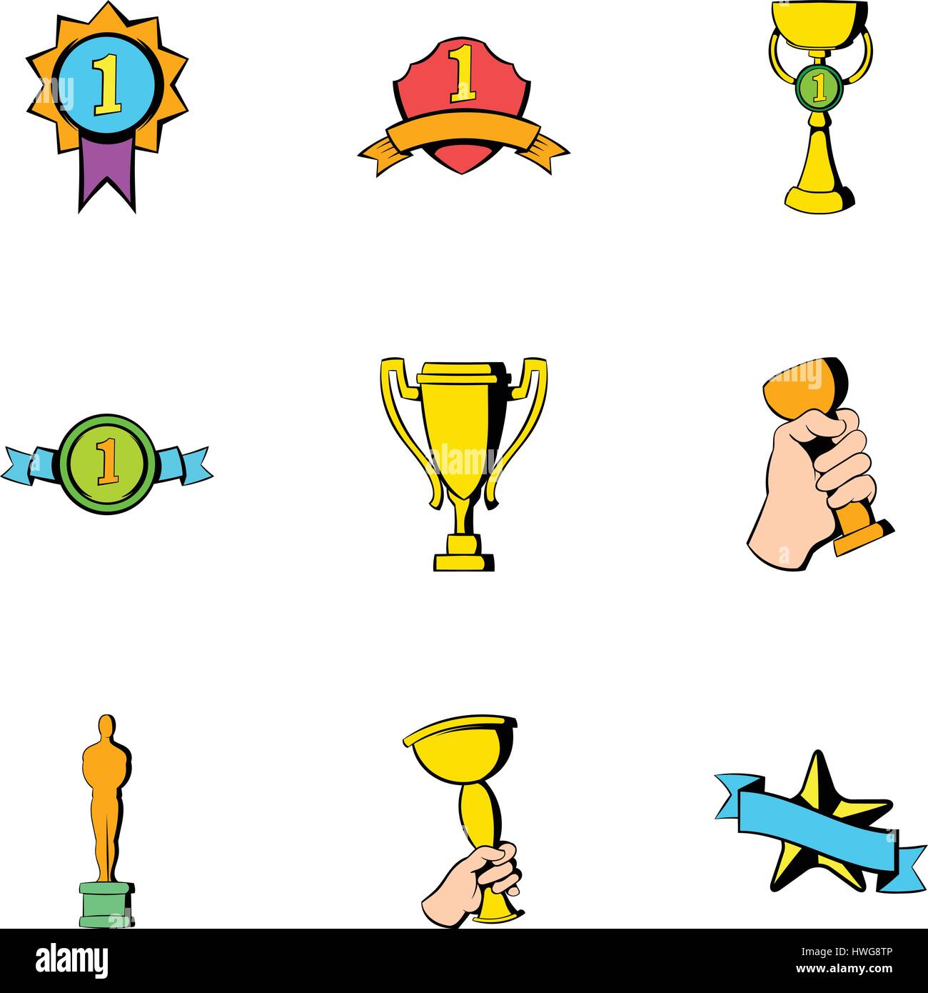 Cartoon Trophy High Resolution Stock Photography and Images - Alamy