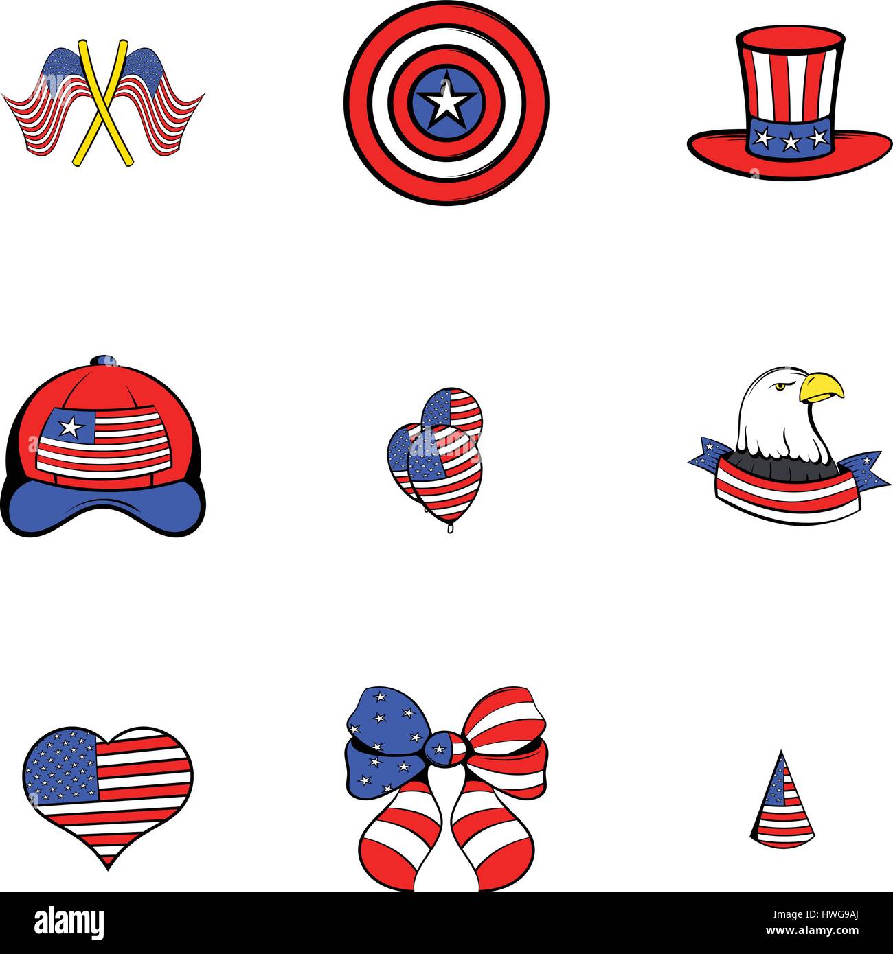 Freedom grill cartoon hi-res stock photography and images - Alamy