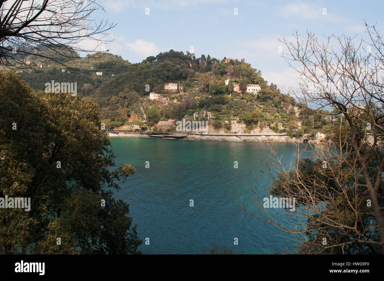 Italy: the bay and beach of Paraggi, an Italian fishing village between ...