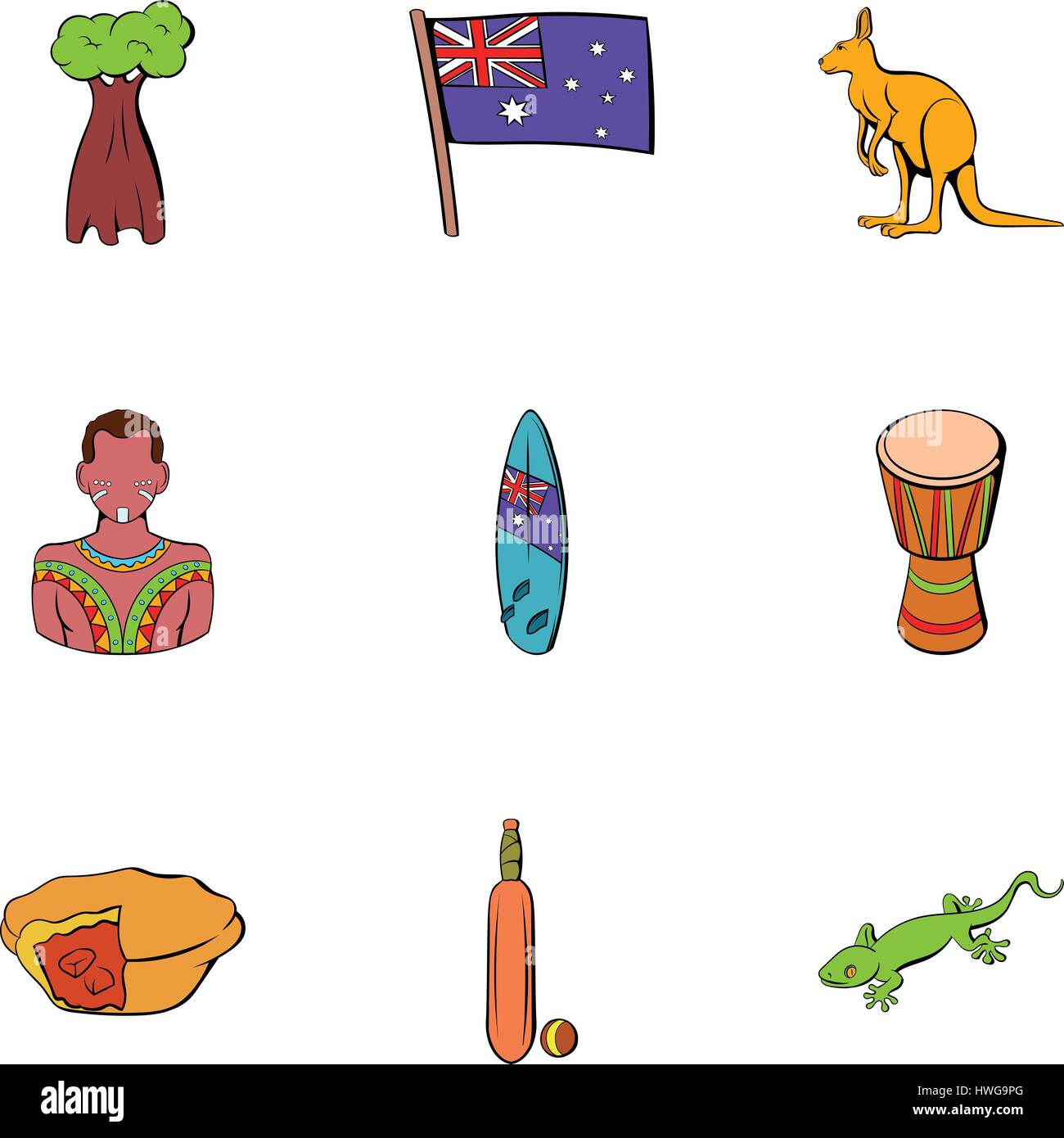 Iconic New Zealand Cartoon Cartoon, The Un Licked Cub (New Zealand