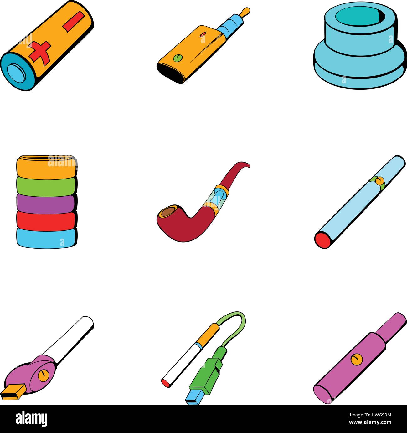 9 volt Stock Vector Images - Alamy