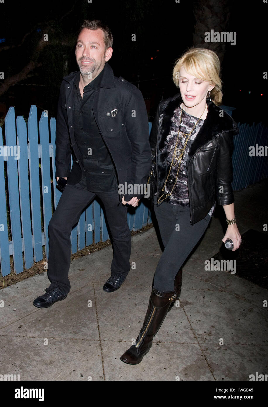 Actress Kathryn Morris and her boyfriend, Randy Hamilton, out and about ...