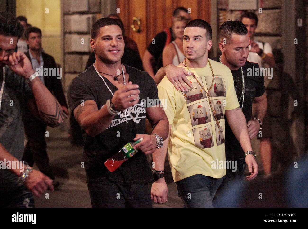 Ronnie Ortiz Magro Vinny Guadagnino And Mike The Situation