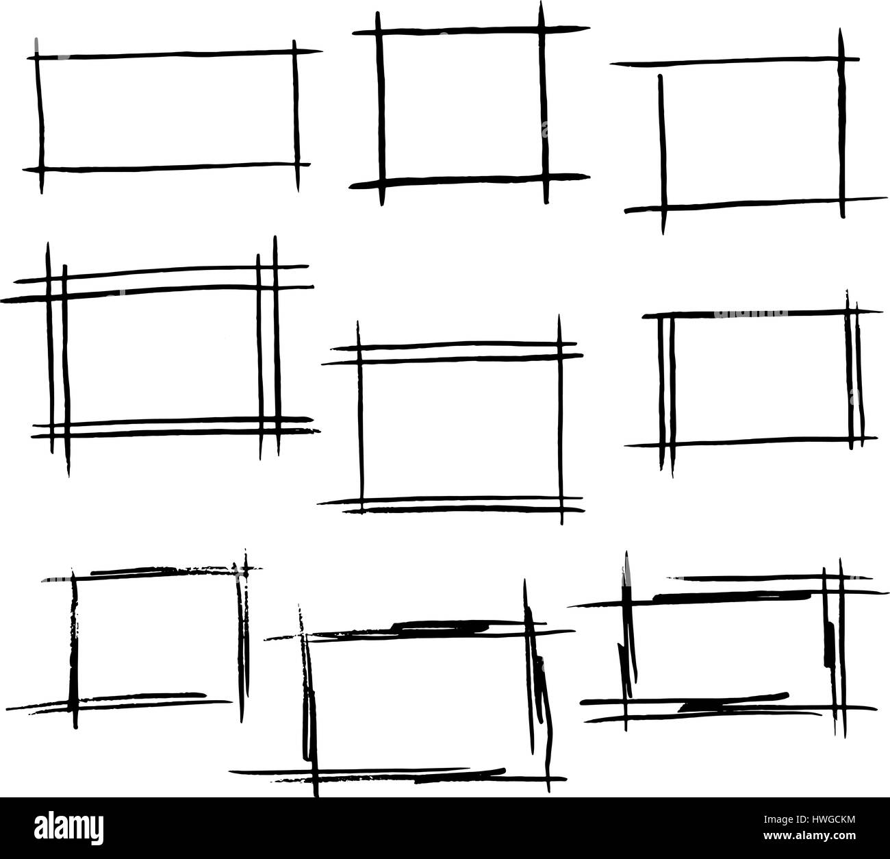 Rectangle frames set of hand drawn borde Stock Vector Image & Art - Alamy Rectangle frames set of hand drawn borde Stock Vector Image & Art - Alamy