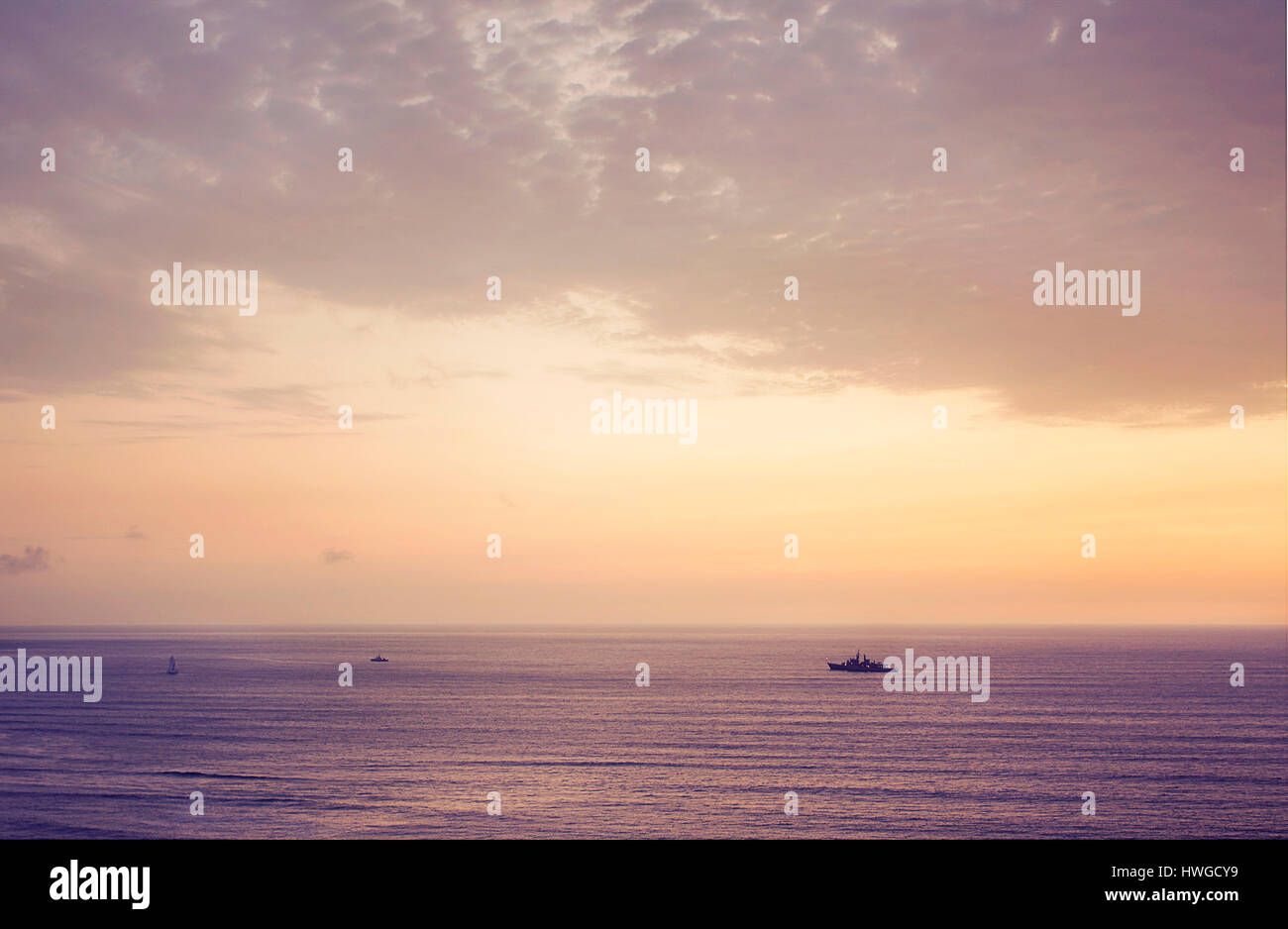 Sunset in Lima, Peru Stock Photo - Alamy