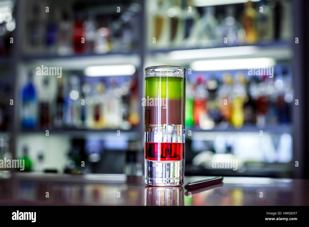 Colorful cocktail closeup Stock Photo - Alamy