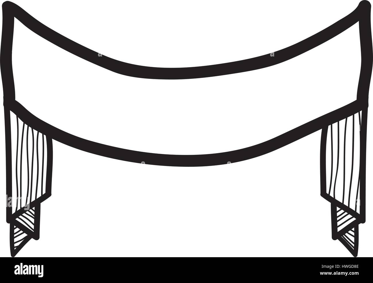 rustic ribbon decoration sign Stock Vector Image & Art - Alamy