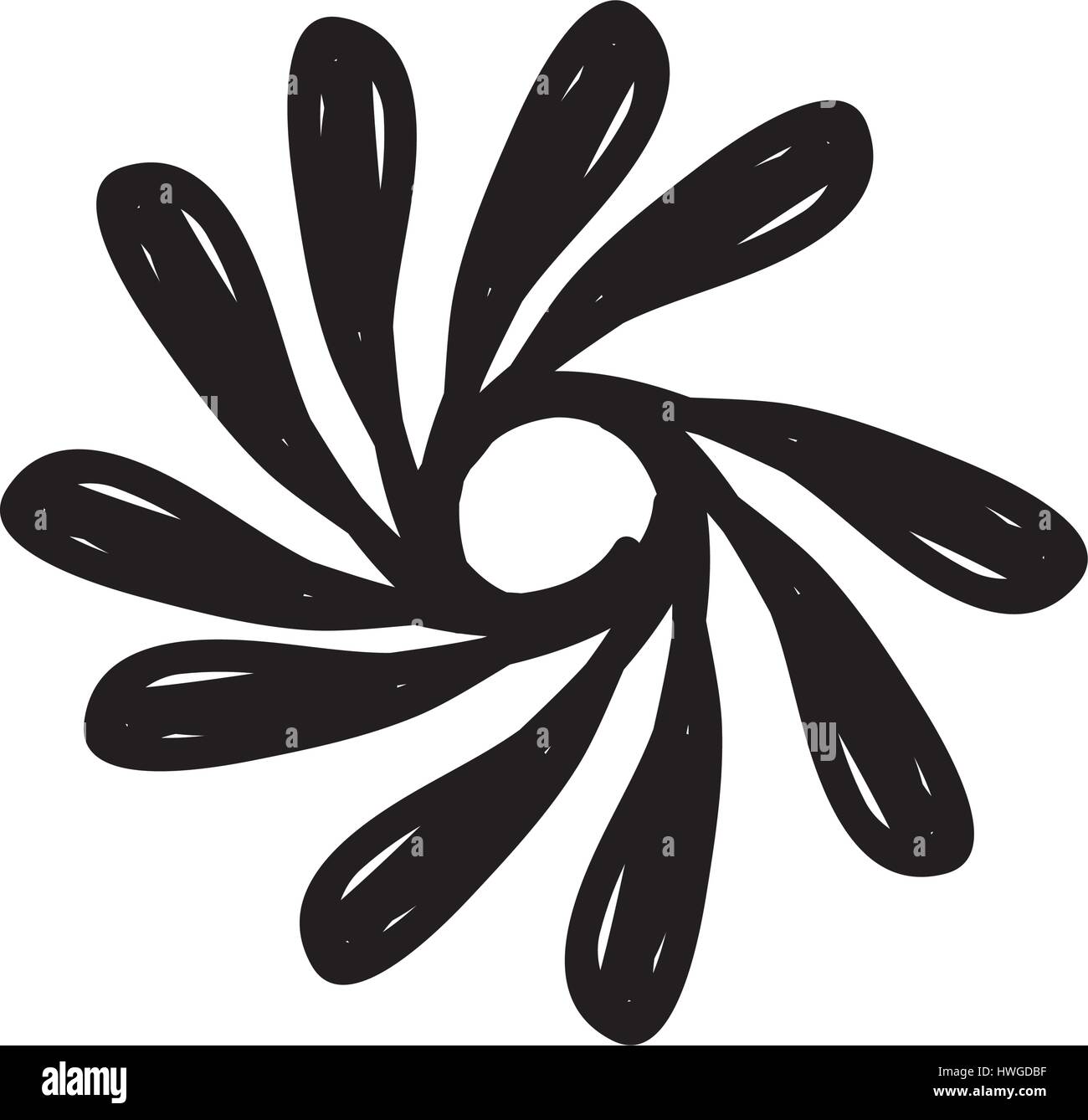 rustic flower decoration design Stock Vector Image & Art - Alamy