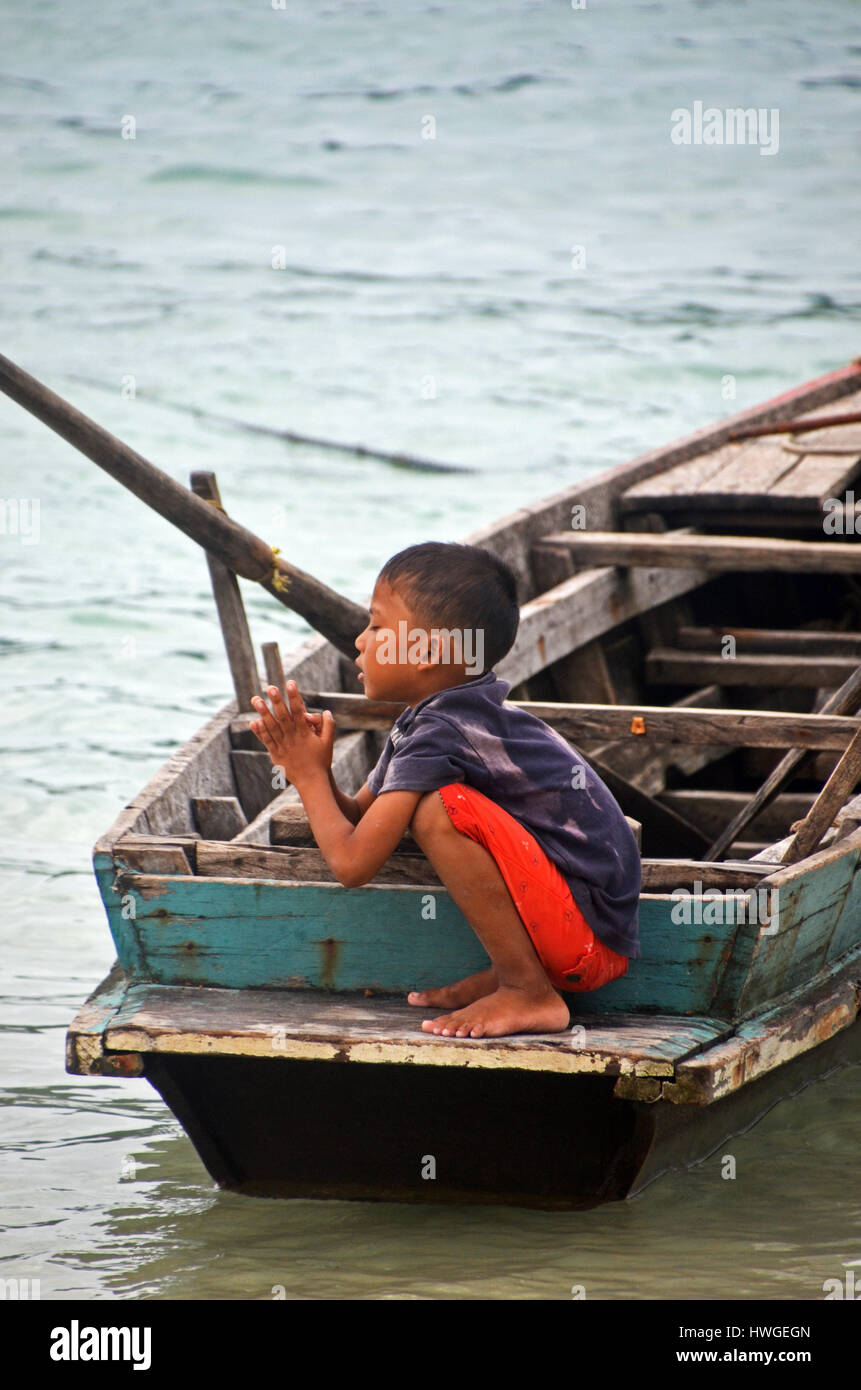 Sea gypsy boy hi-res stock photography and images - Alamy