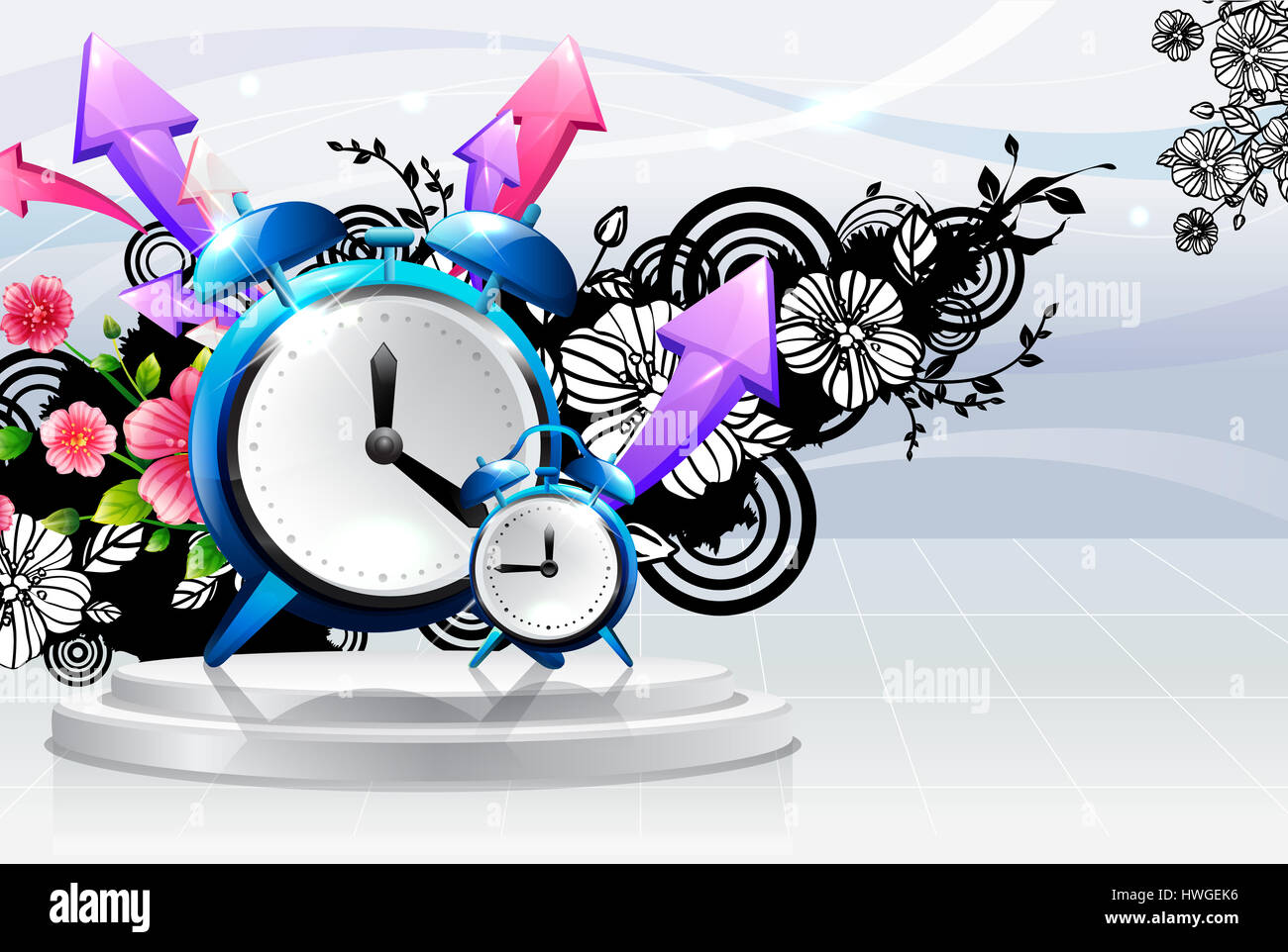 Alarm Clock Face Clip Art