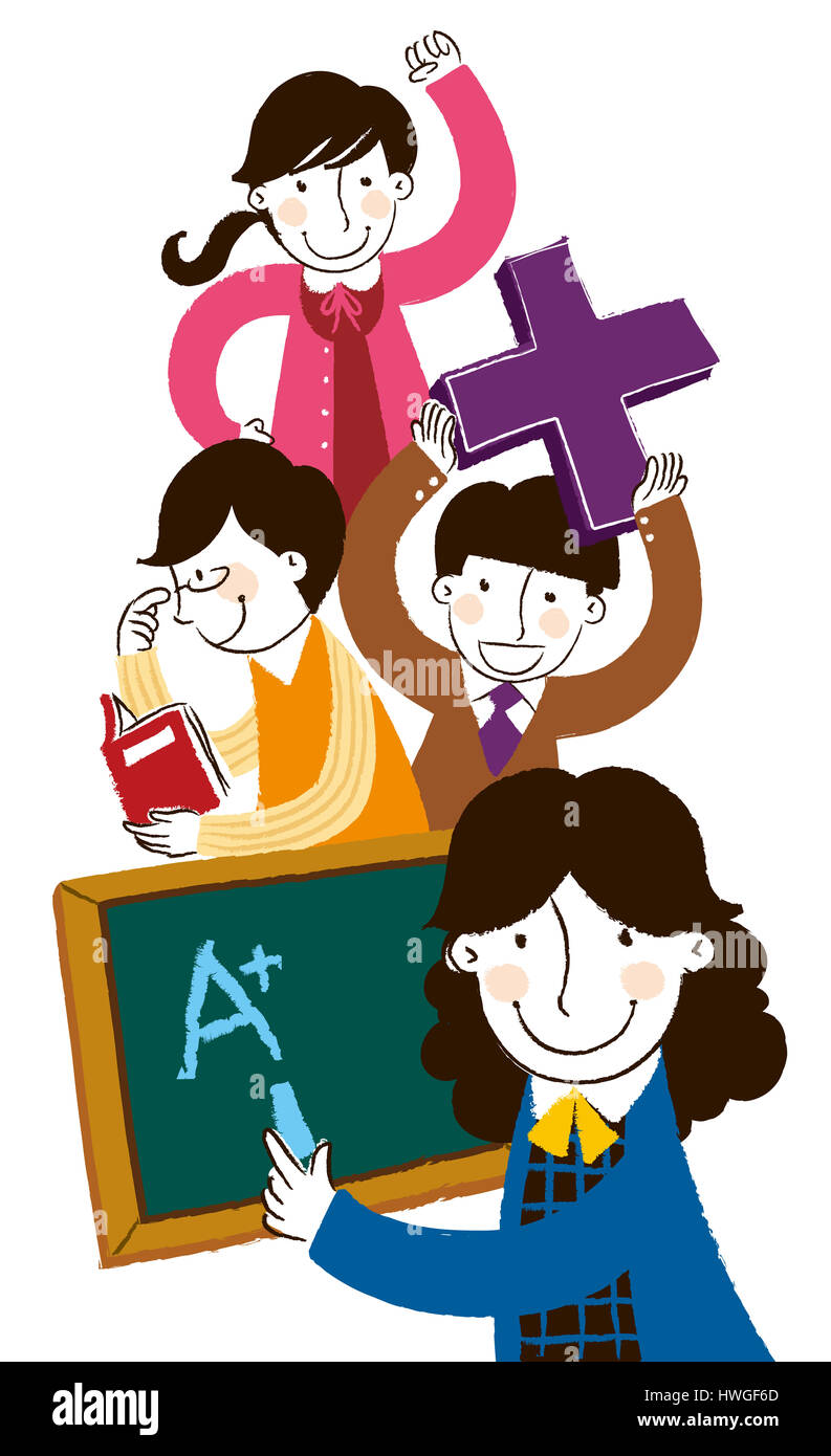 Cartoon people cheering waving hi-res stock photography and images - Alamy