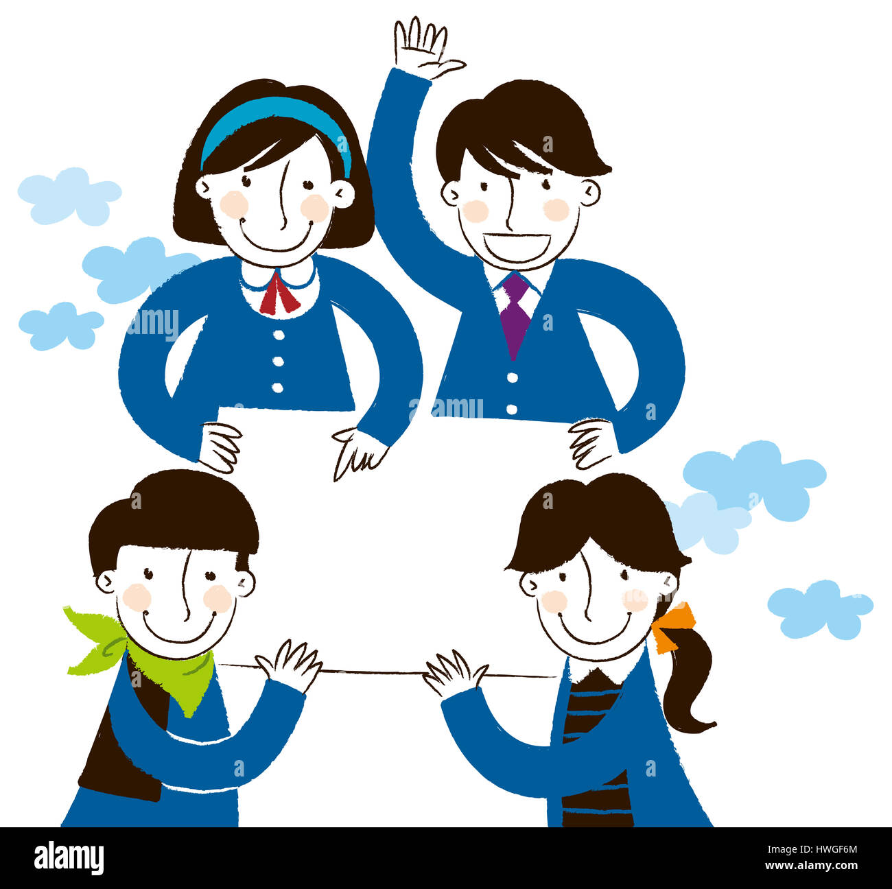 Cartoon happy boy pointing hi-res stock photography and images - Alamy