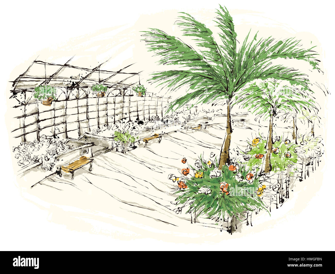 High line view Cut Out Stock Images & Pictures - Alamy