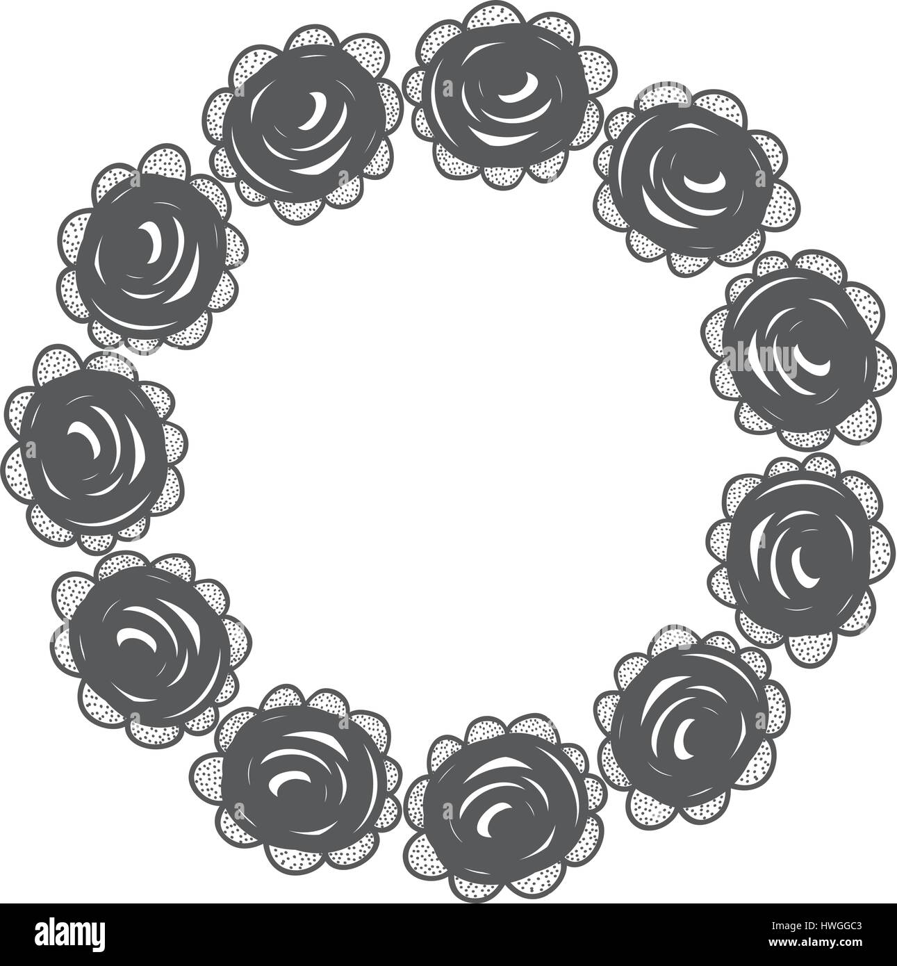 rustic roses decoration design Stock Vector Image & Art - Alamy