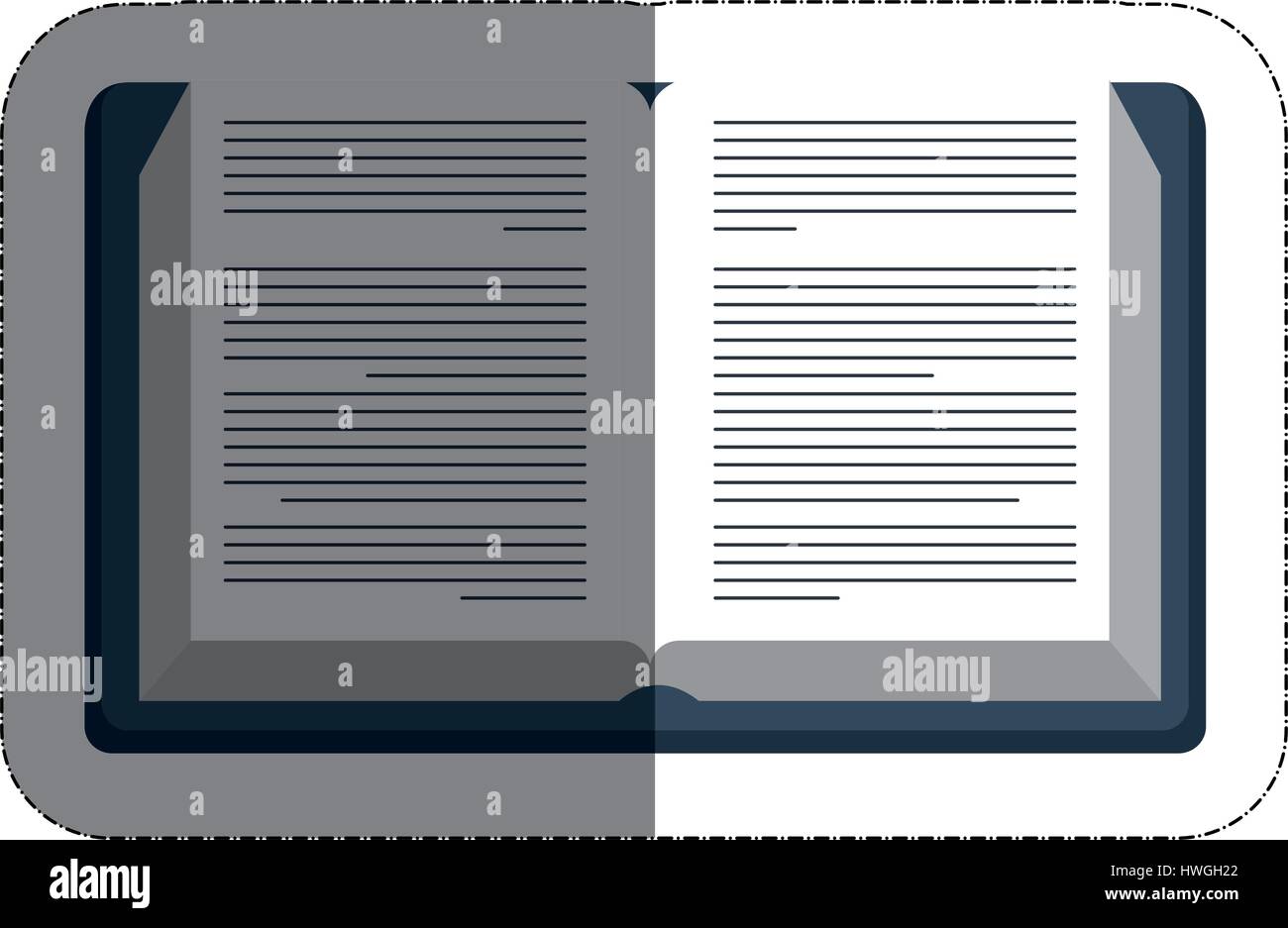 academic book icon over white background. vector illustration Stock ...