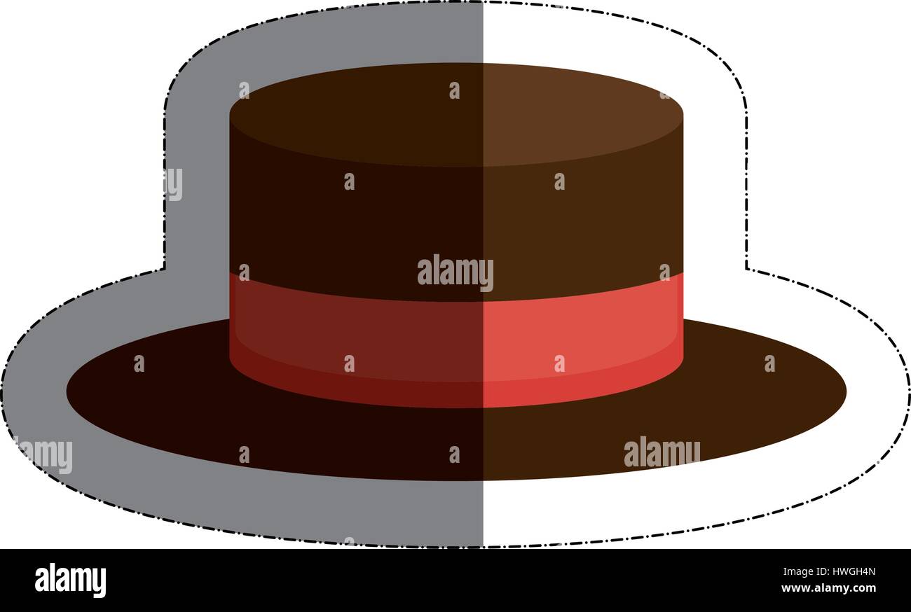 hat accessory icon over white background. vector illustration Stock ...