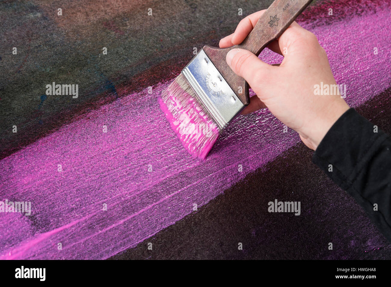 Hand block printing hi-res stock photography and images - Alamy