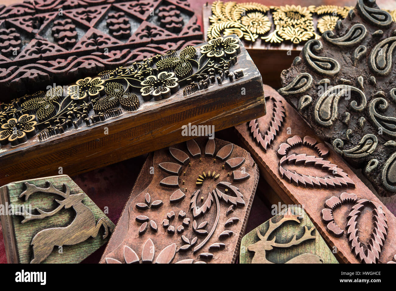 No block printing hi-res stock photography and images - Alamy
