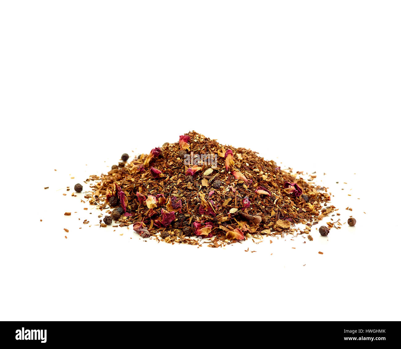 chai mixture pepper and rose petals Stock Photo - Alamy