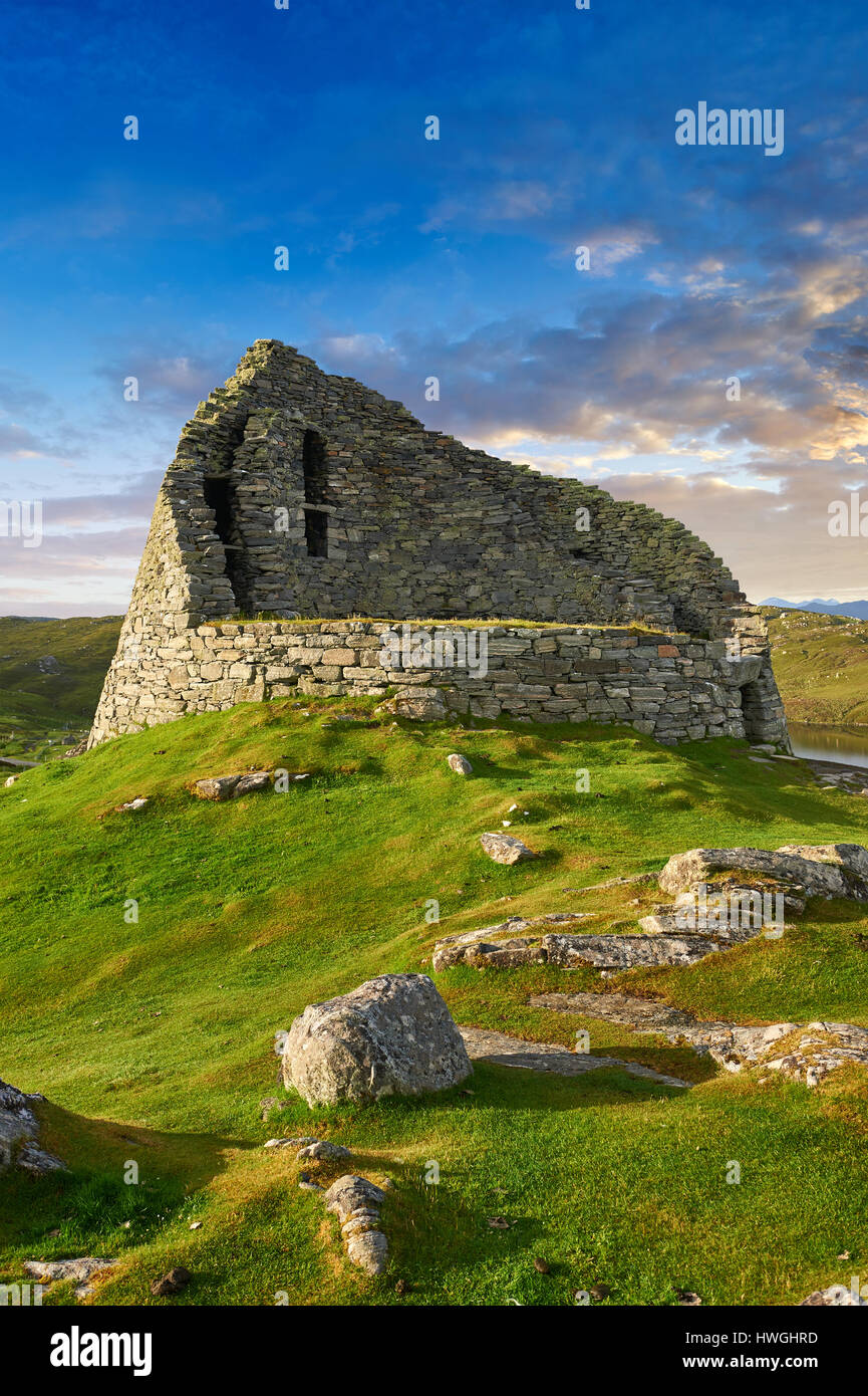 Dun Carloway Broch, Isle of Lewis, Outer Hebrides, Scotland, United ...