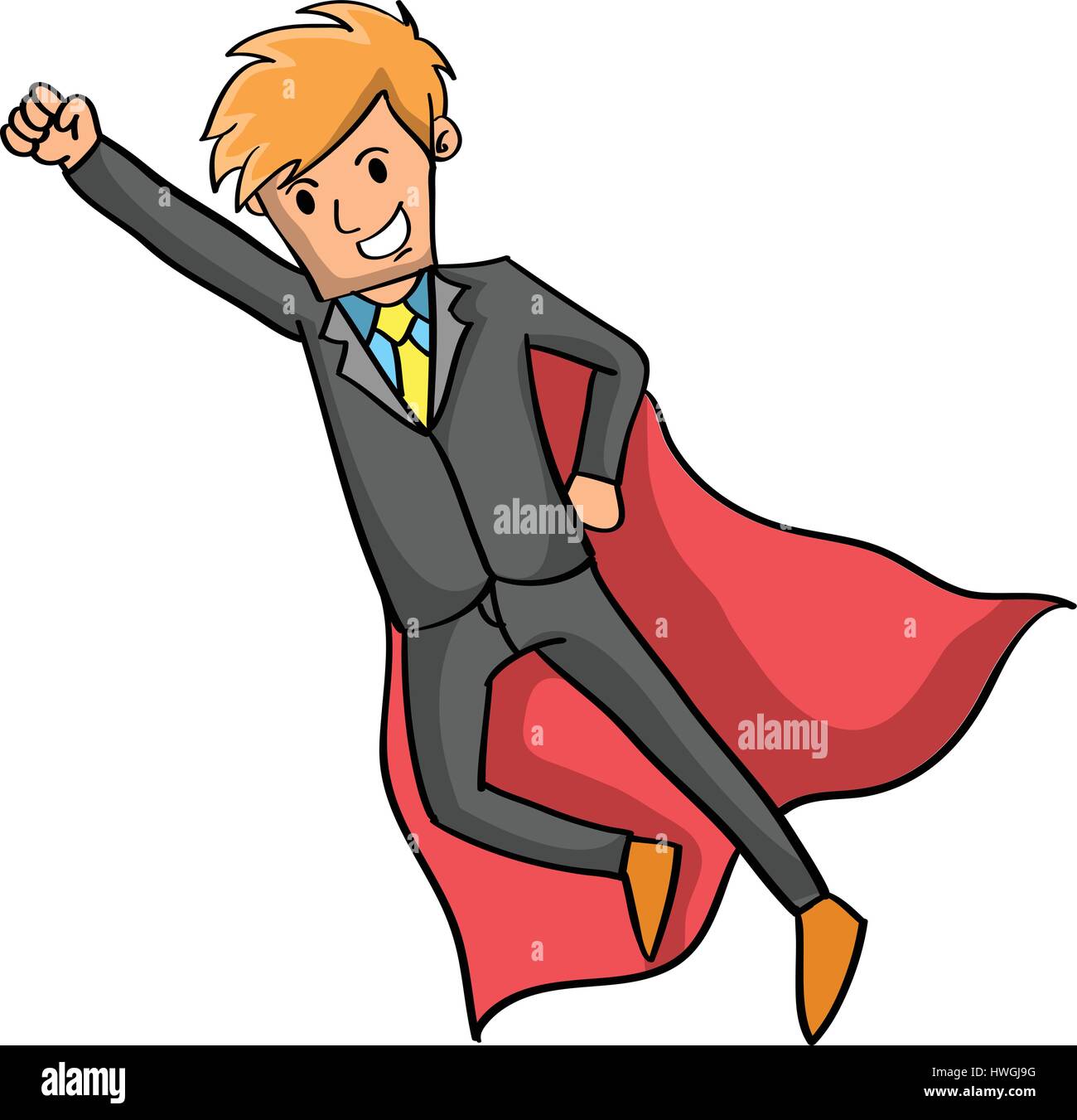 Super businessman character style collection Stock Vector Image & Art ...