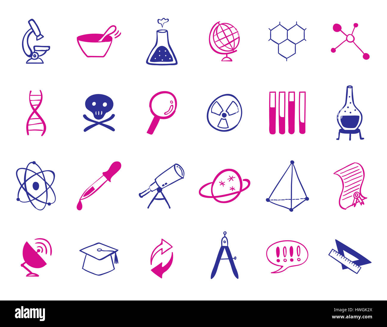 Recycling simple line icon Cut Out Stock Images & Pictures - Alamy