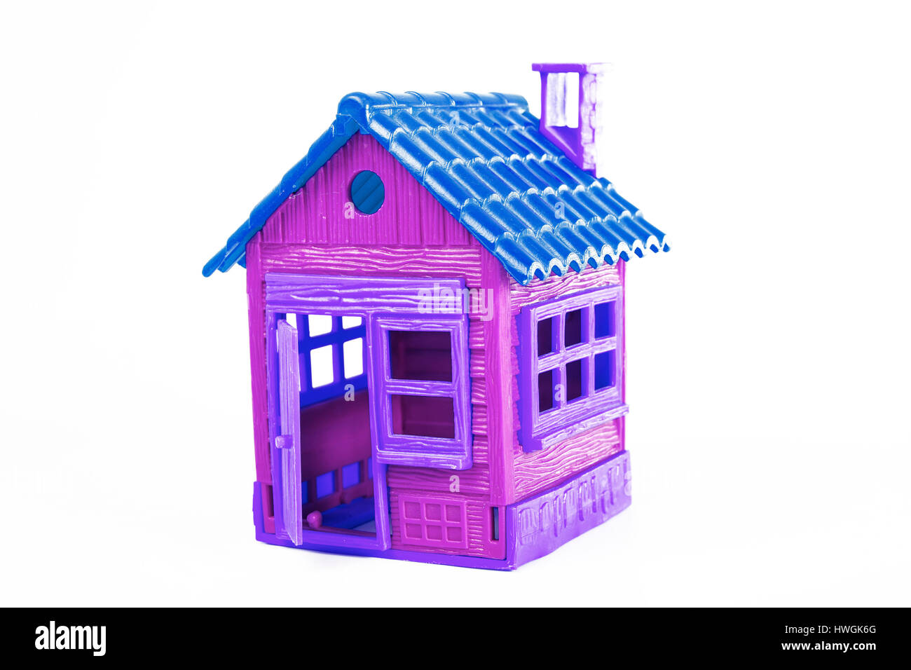 White little toy house hi-res stock photography and images - Alamy