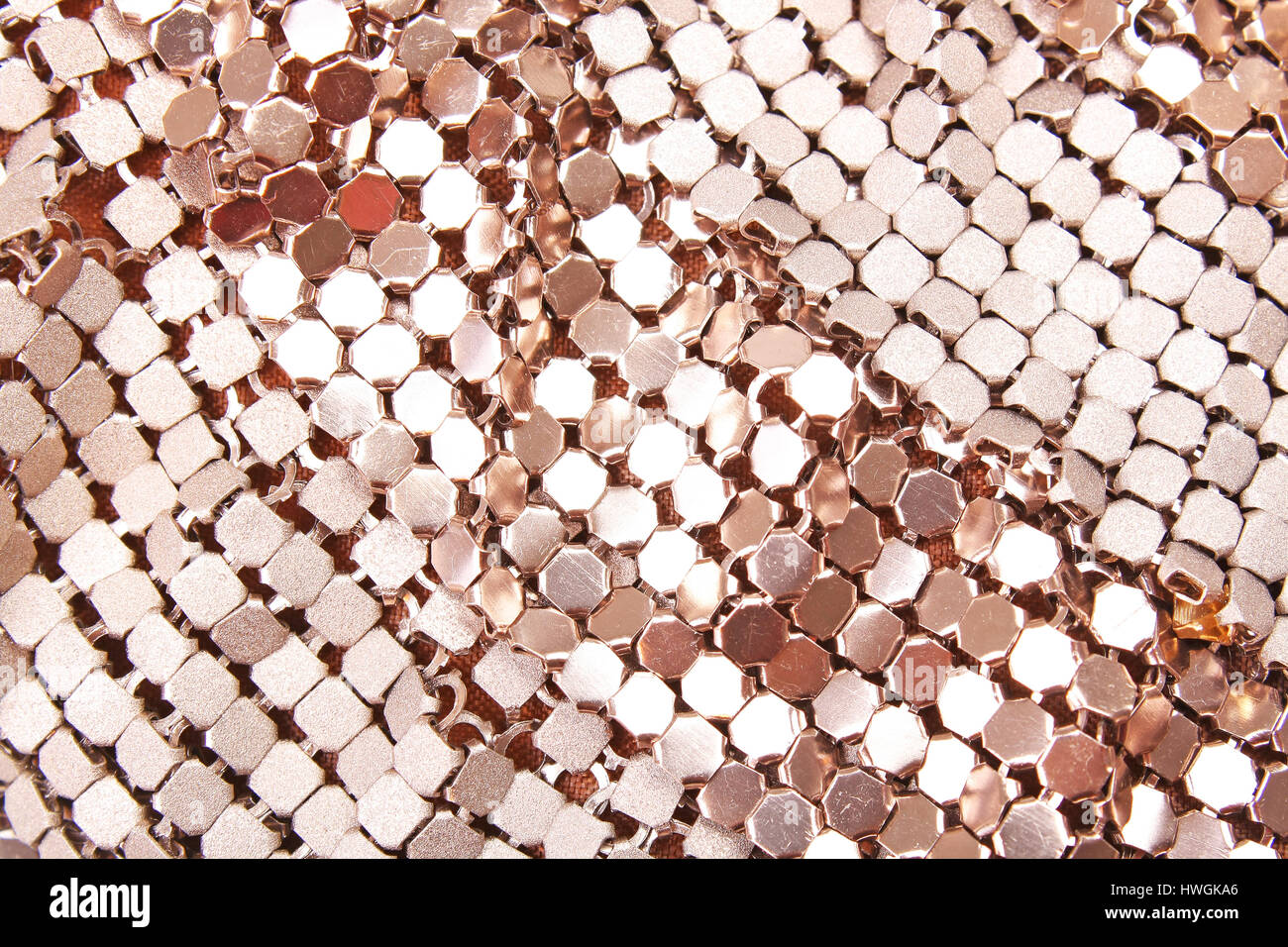 Silver mirrored cloth dress fabrics material texture Stock Photo - Alamy