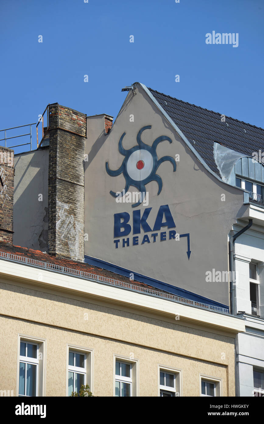 BKA-Theater, Mehringdamm, Kreuzberg, Berlin, Deutschland Stock Photo ...