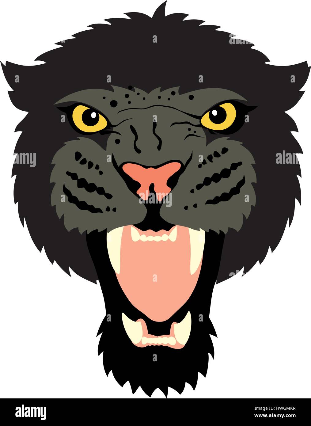 Abstract vector illustration of panther Stock Vector Image & Art - Alamy
