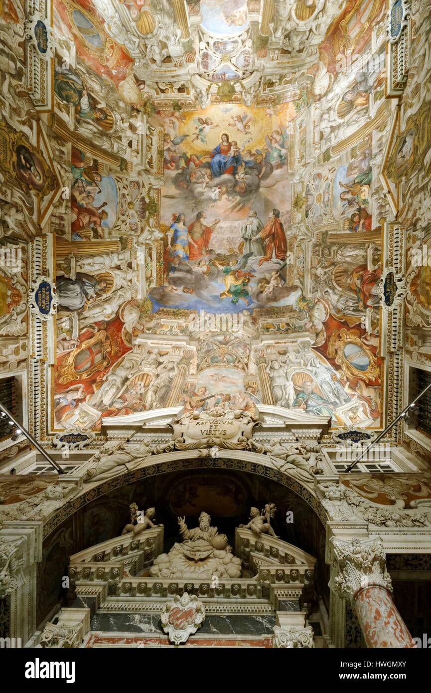 Italy, Liguria, Genoa, Palazzo Ducale, the largest cultural center of ...