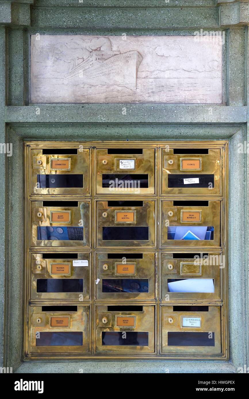 France, Alpes Maritimes, Nice, Baumettes district, the Gloria Mansions ...