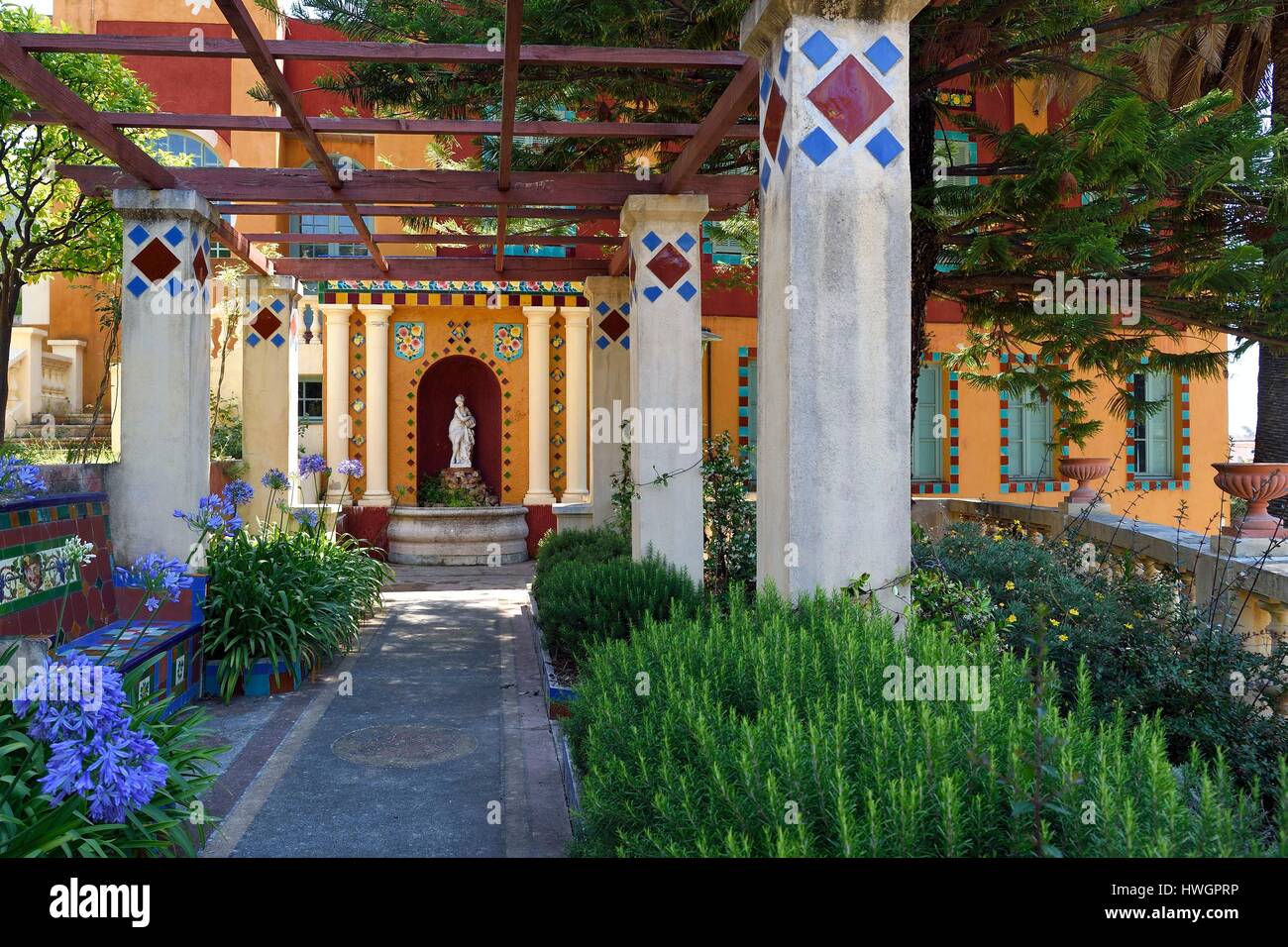 Menton fontana rosa garden hi-res stock photography and images - Alamy