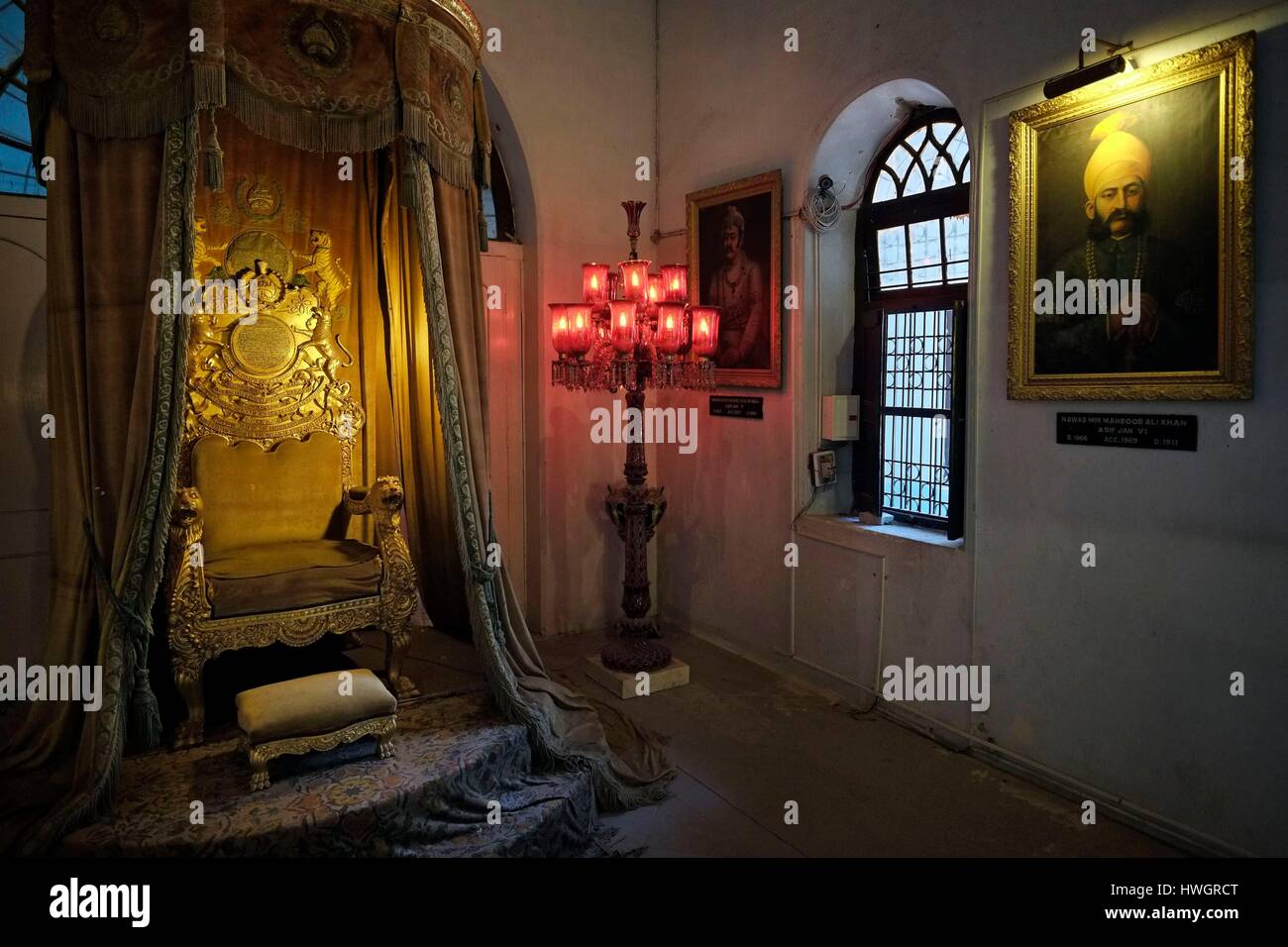 India, state of Telangana, Hyderabad, Purani Haveli is a palace located ...