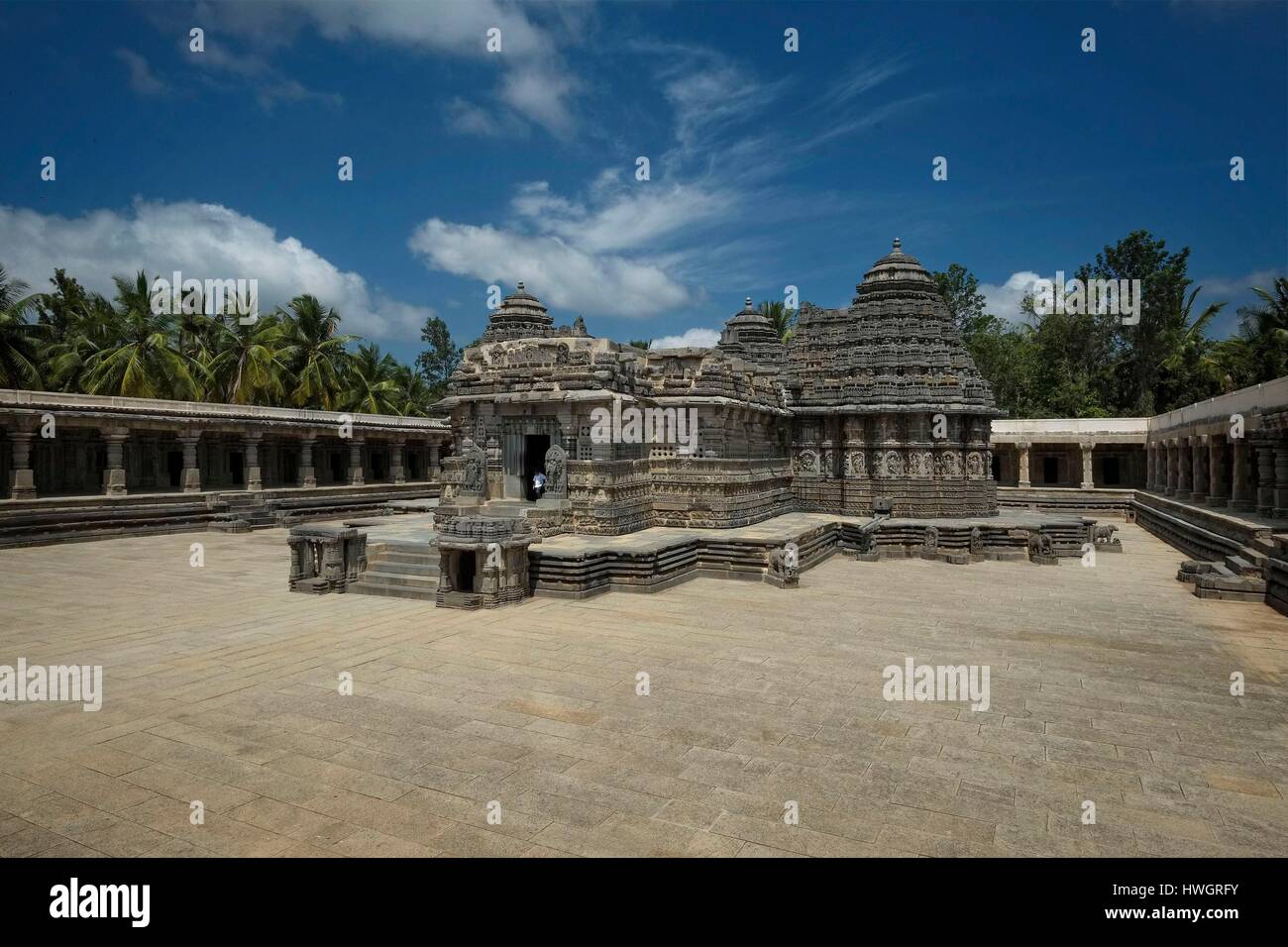 India, state of Karnataka, Mysore, the Chennakesava Temple in ...