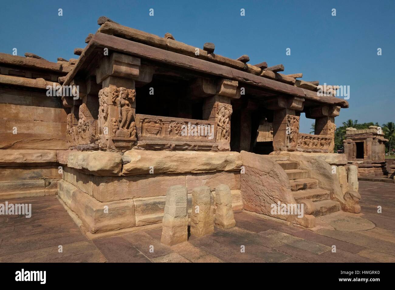 Durga Temple 7th Century At Aihole High Resolution Stock Photography ...