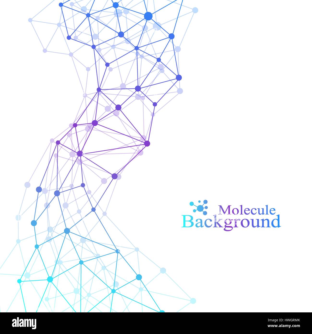Scientific chemistry pattern. Structure molecule DNA research as ...