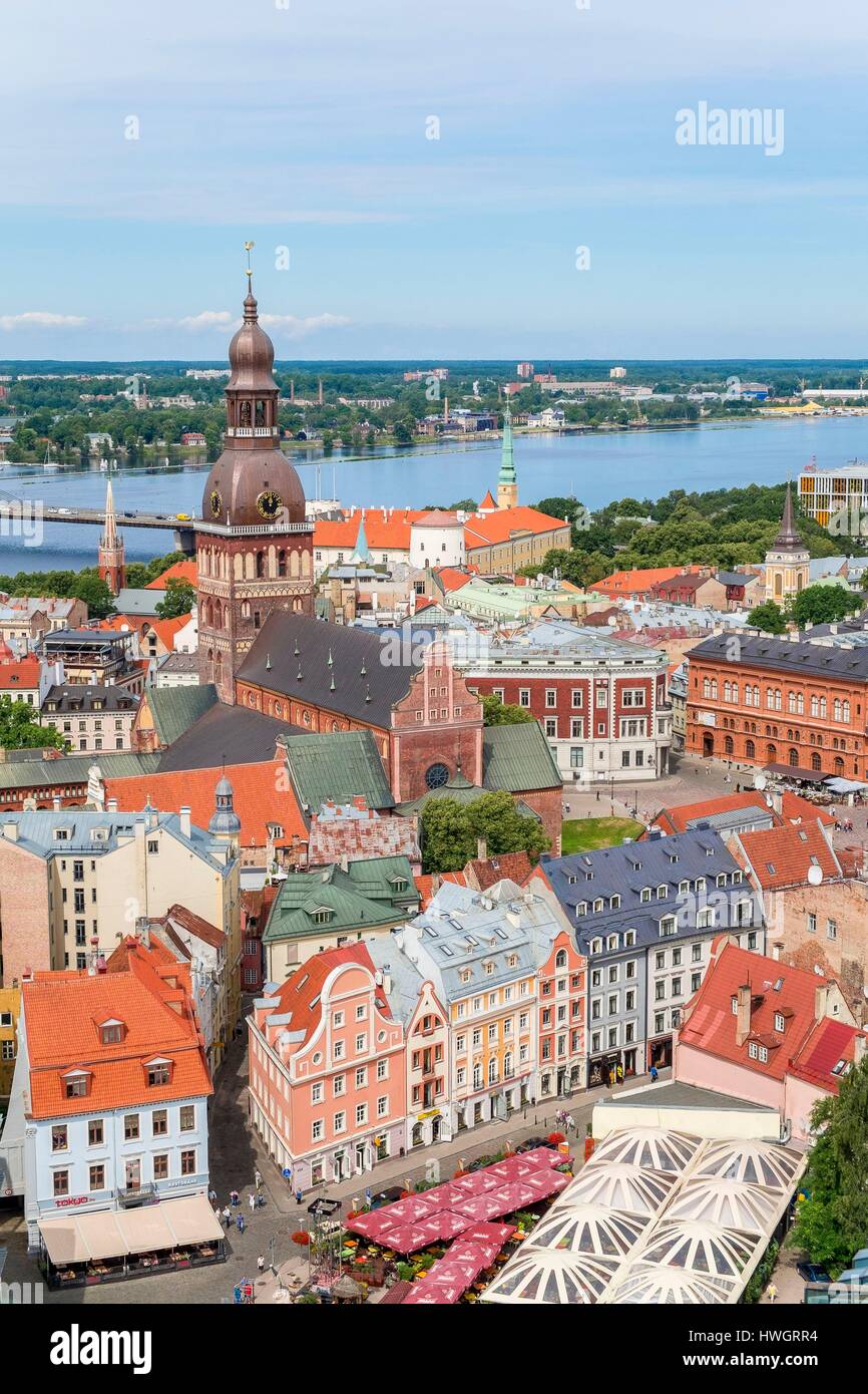Latvia (Baltic States), Riga, historical center listed as World ...
