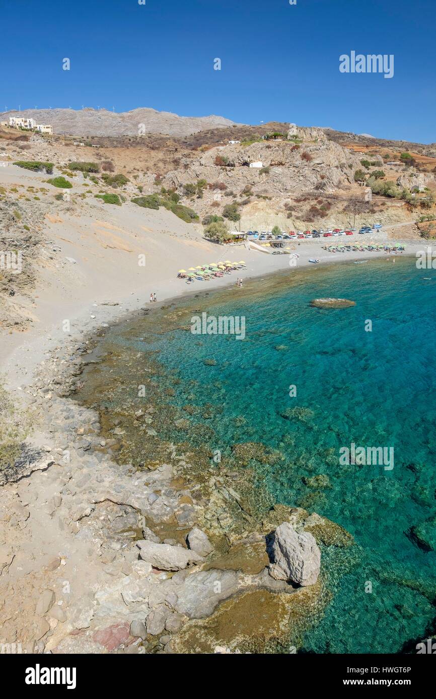 Greece, Crete, Messara bay, surroundings of Agia Galini, Agios Pavlos ...