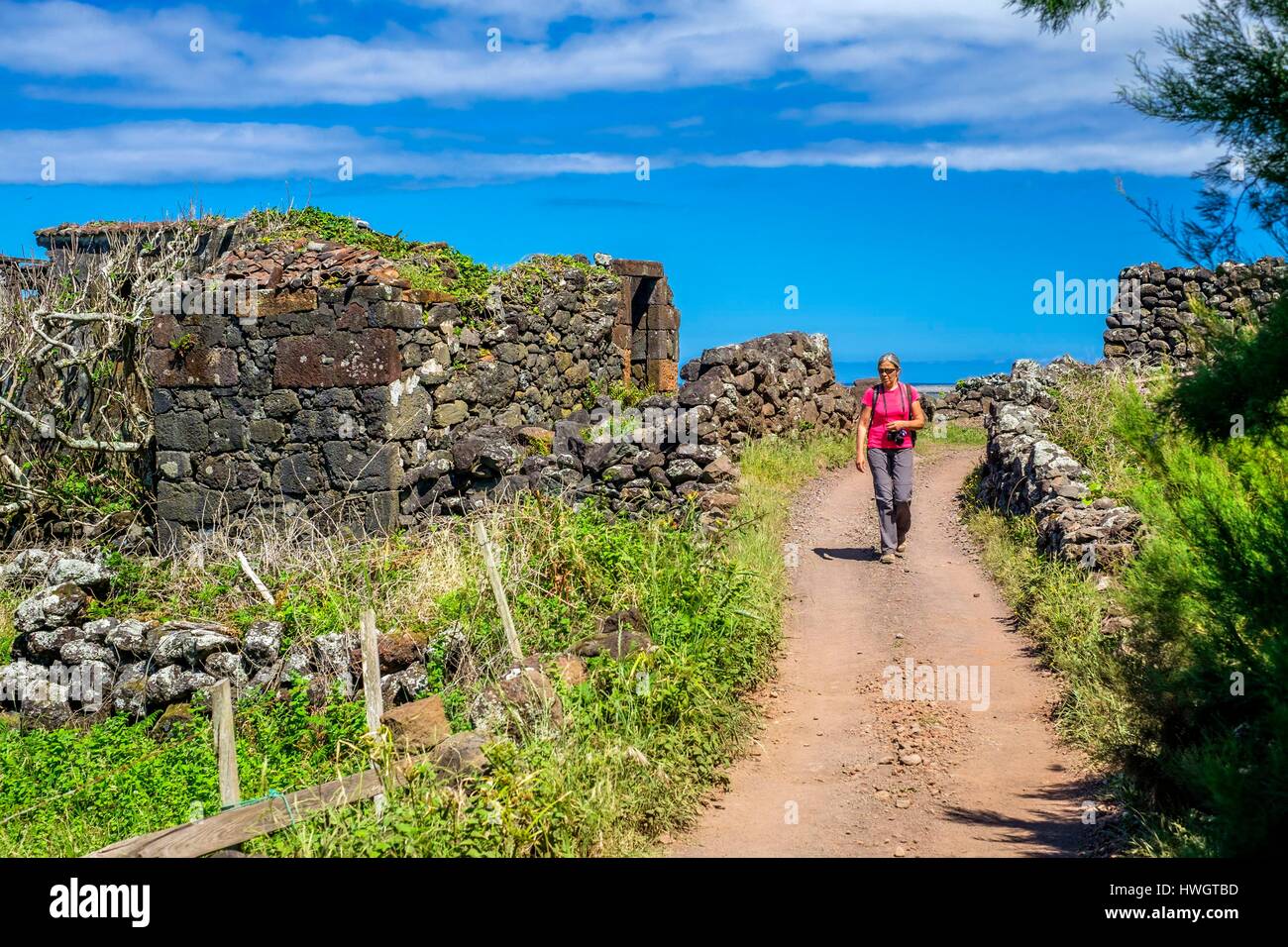 Portugal, Azores archipelago, Sao Jorge island, UNESCO Biosphere ...