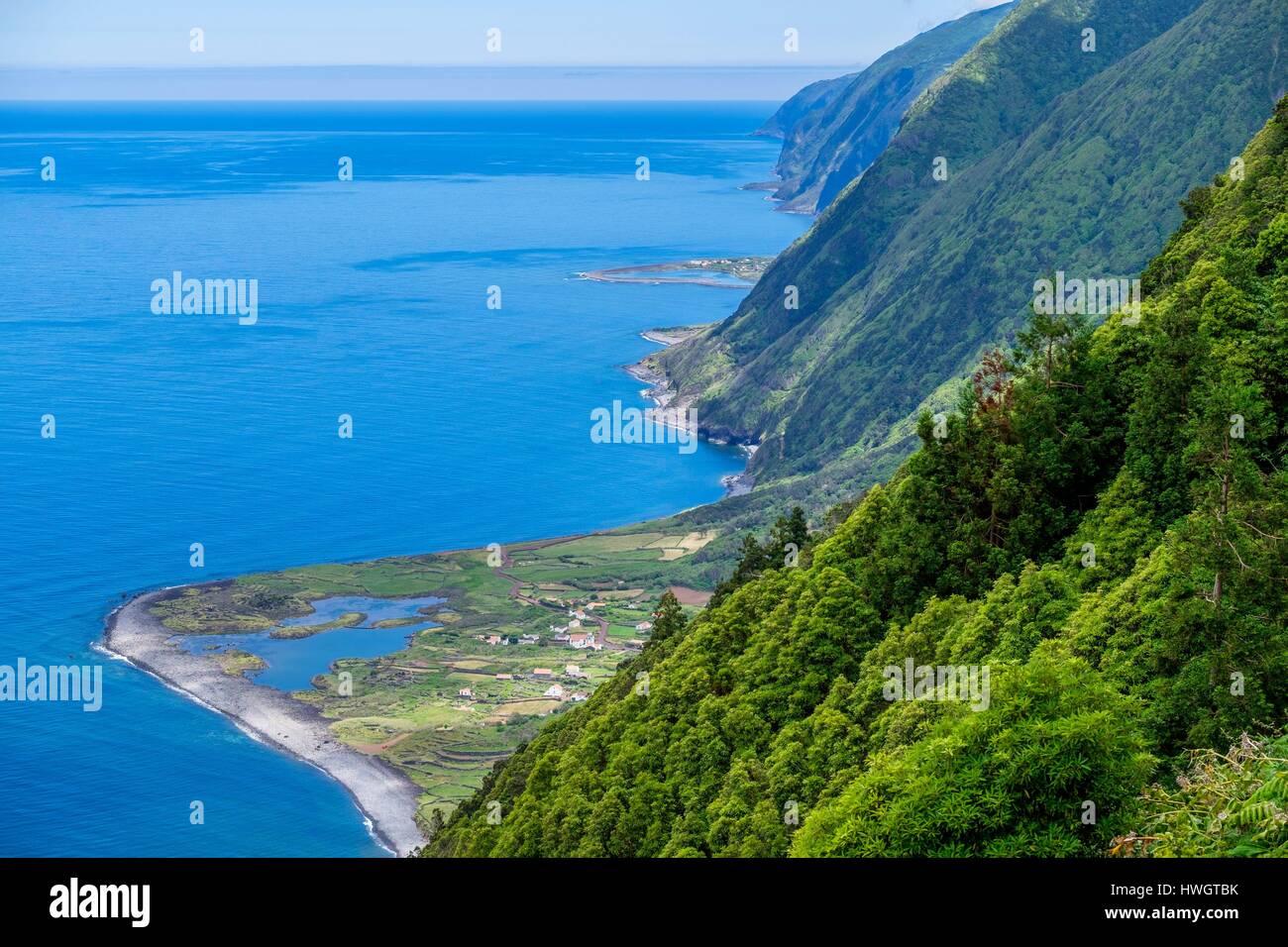 Portugal, Azores archipelago, Sao Jorge island, UNESCO Biosphere ...