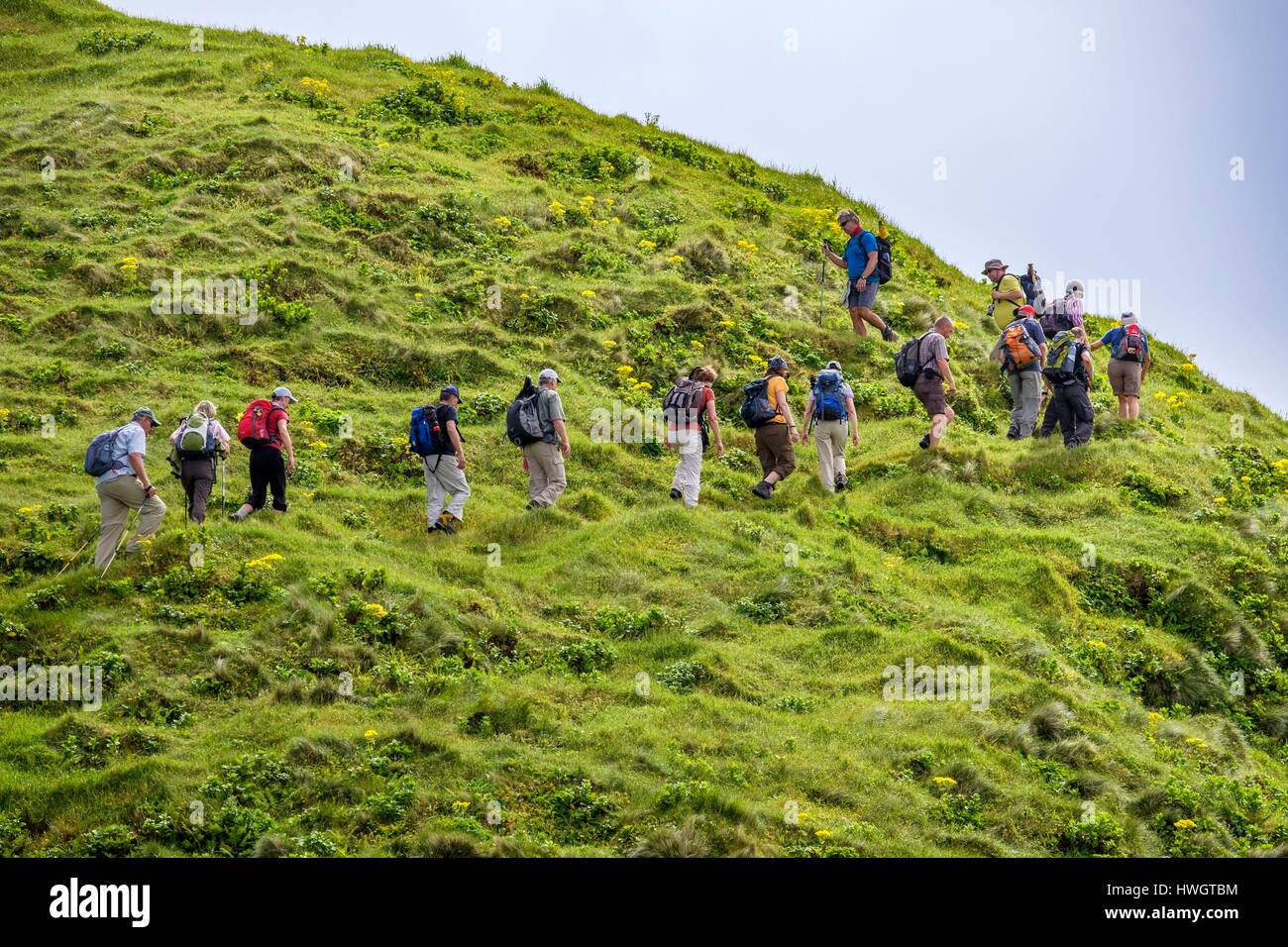Portugal, Azores archipelago, Sao Jorge island, UNESCO Biosphere ...