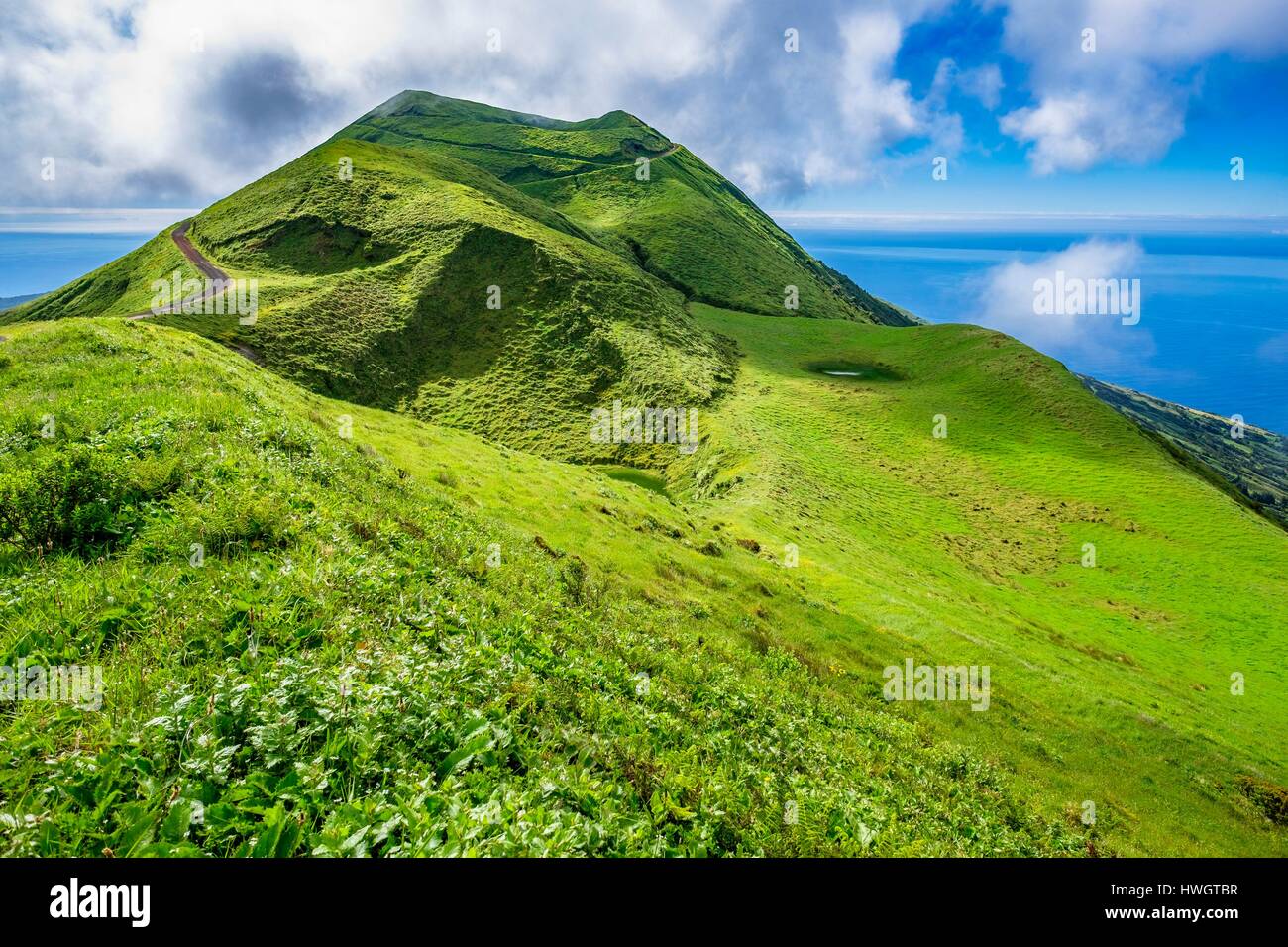 Portugal, Azores archipelago, Sao Jorge island, UNESCO Biosphere ...