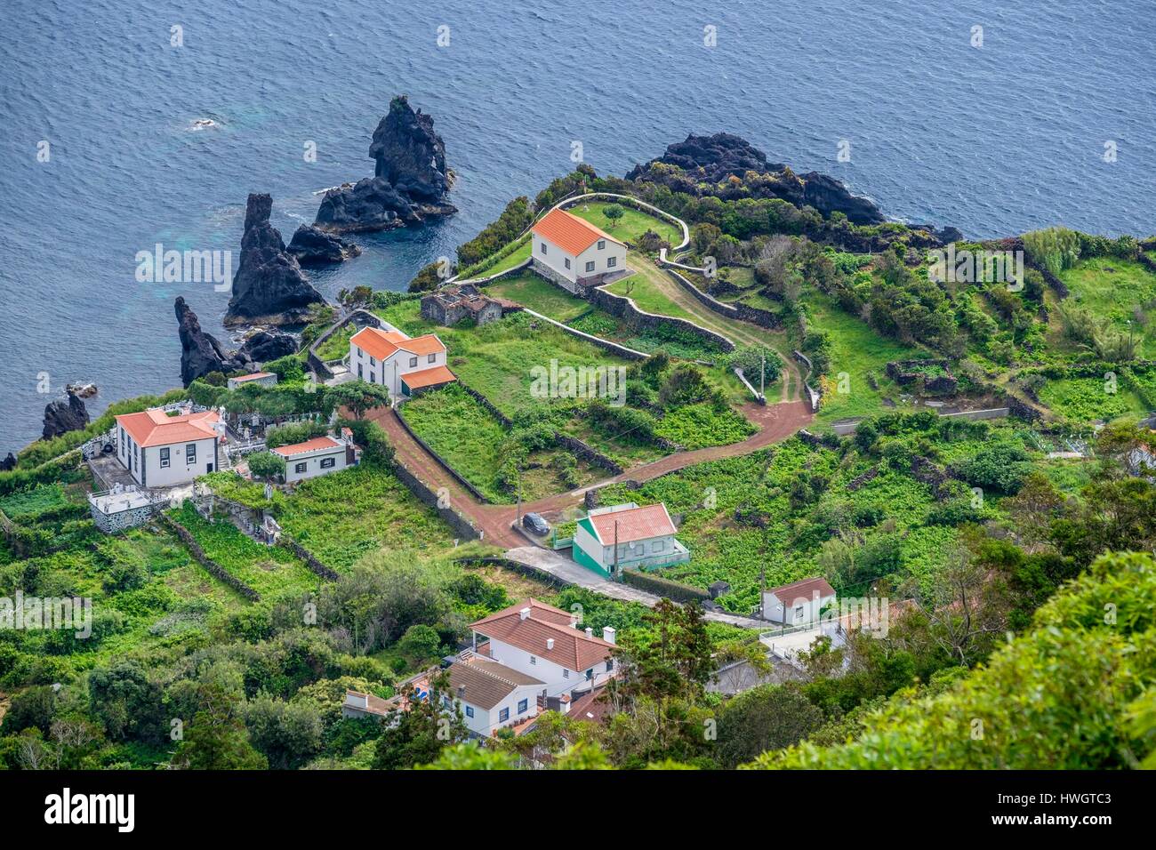 Portugal, Azores archipelago, Sao Jorge island, UNESCO Biosphere ...