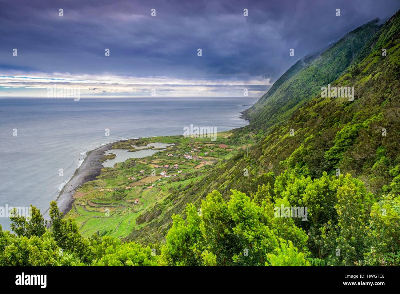 Portugal, Azores archipelago, Sao Jorge island, UNESCO Biosphere ...