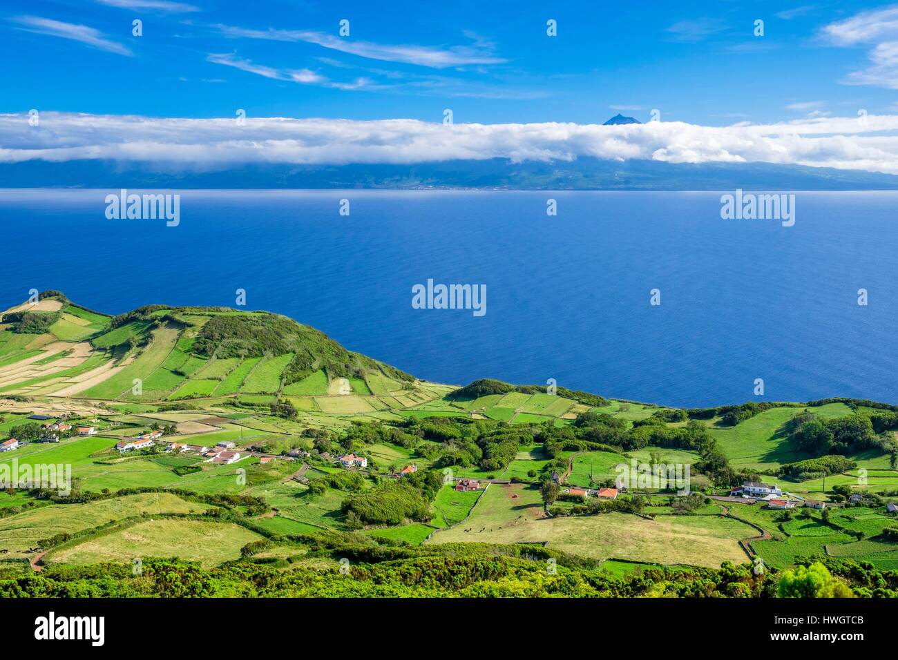 Portugal, Azores archipelago, Sao Jorge island, UNESCO Biosphere ...