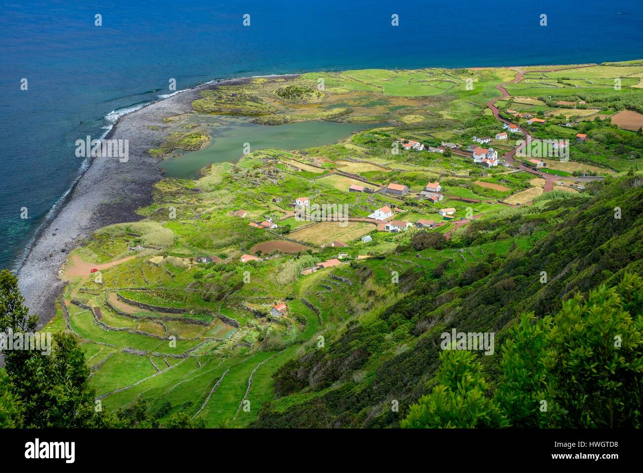 Portugal, Azores archipelago, Sao Jorge island, UNESCO Biosphere ...